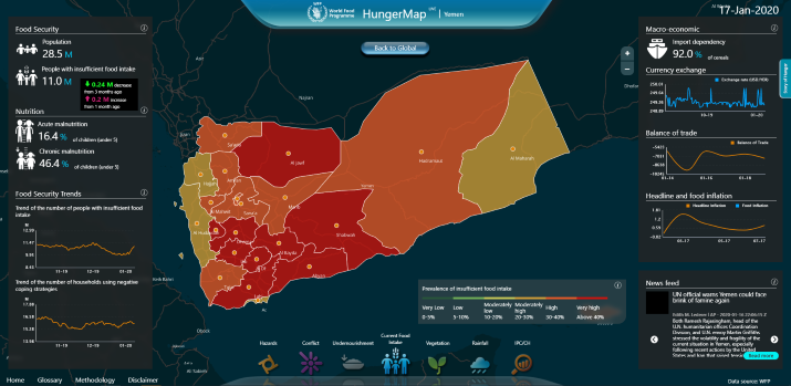 La nuova HungerMap LIVE del World Food Programme | World Food Programme